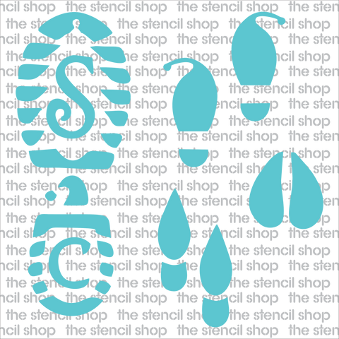 30 x 30 Stencil – The Stencil Shop